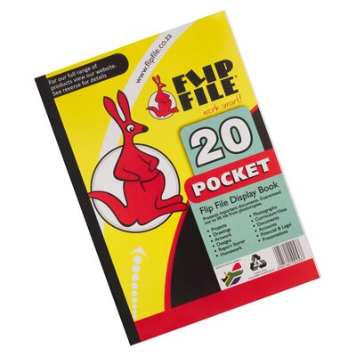 Flip File Display Book A4 20 Pocket | Smart Price Specials | PnP Home