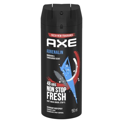Axe Adrenalin Aerosol Deodorant Body Spray 150ml | Smart Price Specials ...