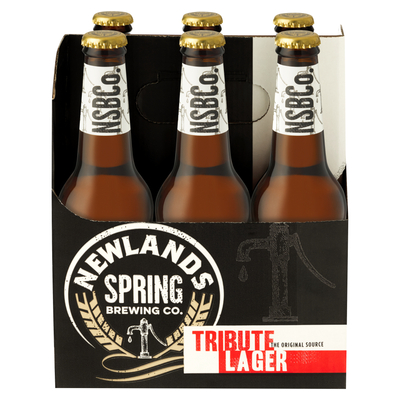 Newlands Spring Tribute Lager 6 x 340ml | PnP