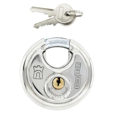 Fort Knox Discus Econo Stainless Steel Lock 60mm | PnP