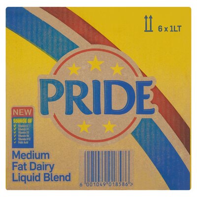 Pride Medium Fat Dairy Liquid Blend 6 x | PnP