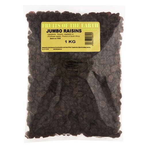 Fruits Of The Earth Jumbo Raisins 1kg | Smart Price Specials | PnP Home