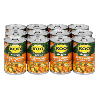 Koo Mixed Vegetable Curry 420g x 12 | PnP