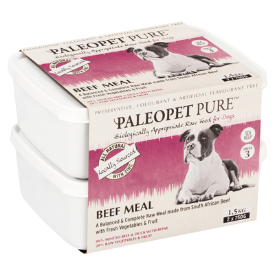 Paleopet Pure Beef Meal For Dogs 2 x 750g | PnP
