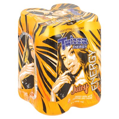 Twizza Energy Juicy Energy Drink 500ml x 4 | PnP