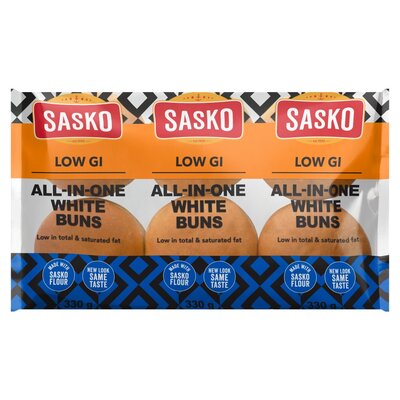 Sasko White Buns All In One 330g | PnP