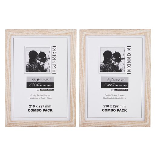 Creative Native White Oak Photo Frame 2 Pack | PnP