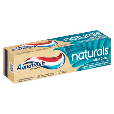 Aquafresh Naturals Mint Clean Fluoride Toothpaste 75ml | PnP