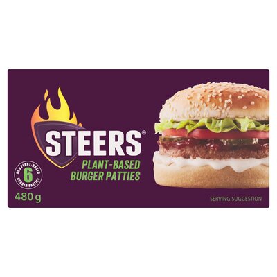 Steers Plant Based Burger Patties 480g | PnP