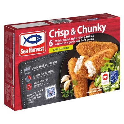 Sea Harvest Crisp & Chunky Garlic & Herb 500g | Smart Price Specials ...