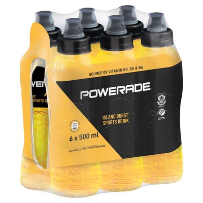 Powerade Island Burst Sports Drink 6 x 500ml | PnP