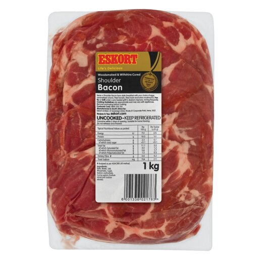 Eskort Shoulder Bacon 1kg | PnP