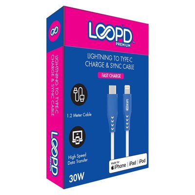 LOOPD Wall Charger Type C Cable | PnP