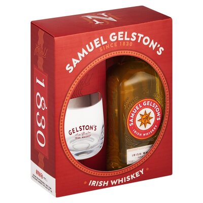 Samuel Gelston's Irish Whiskey With Glass 750ml | PnP