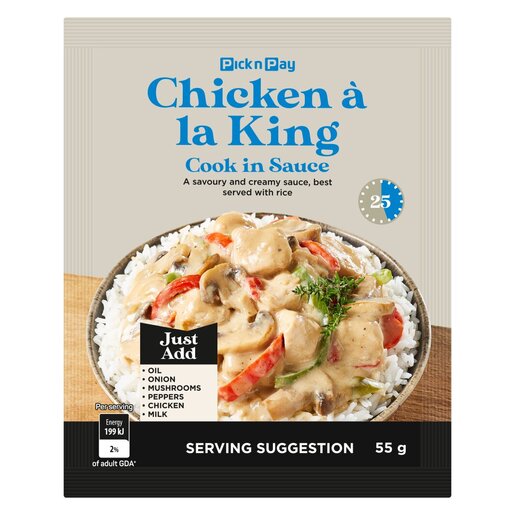 PnP Chicken A La King Cook In Sauce 55g | PnP