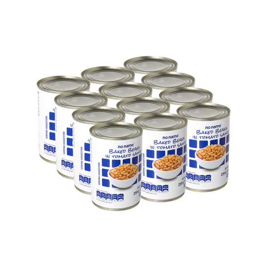 No Name Baked Beans in Tomato Sauce 400g x 12 | PnP