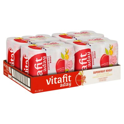 VitaFit Aday Sparkling Apple Drink Can 24 x 300ml | PnP