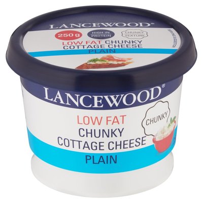 Lancewood Low Fat Chunky Plain Cottage Cheese 250g | PnP