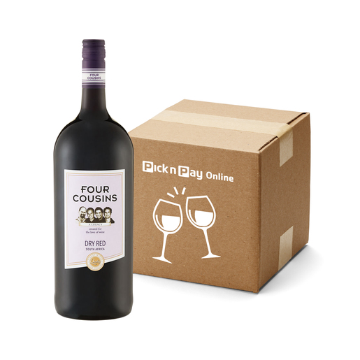 Four Cousins Dry Red 1.5l x 6 | PnP