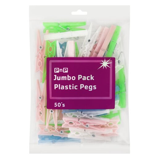 PnP Jumbo Pack Plastic Pegs 50 Pack | Smart Price Specials | PnP Home