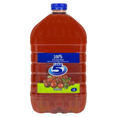 Take 5 100% Cranberry Fruit Juice 3L | PnP