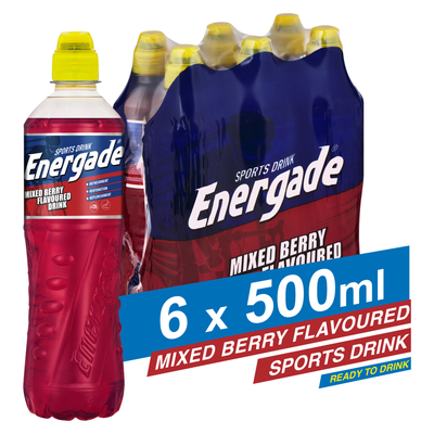 Energade Tropical Flavoured Sports Drink 6 x 500ml | PnP
