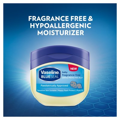 Vaseline Blue Seal Baby Fragrance Free Petroleum Jelly 450ml | Smart ...