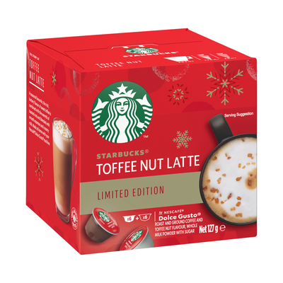 Starbucks® Toffee Nut Latte By Nescafe® Dolce Gusto® Medium Roast ...