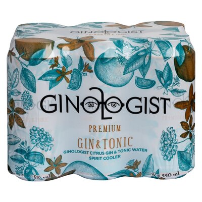 Ginologist Gin & Tonic Can 6 x 440ml | PnP