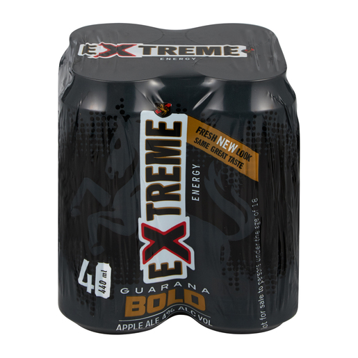 Extreme Bold Energy Can 440ml x 4 | PnP