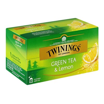 Twinings Green Tea & Lemon Tea Bags 25 Pack | PnP