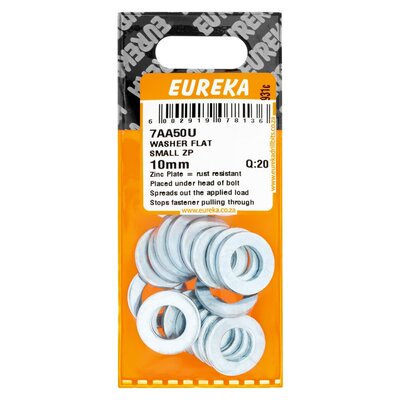 Eureka Flat Small Washer Zinc Plated 10mm 20 Pack | Smart Price ...