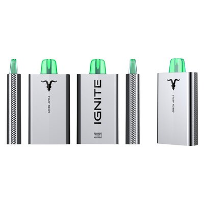Ignite V50 Green Apple 5% Nicotine Salt Disposable Vape | PnP
