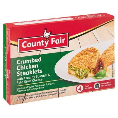 County Fair Spinach And Feta Chicken Steaklet 400g | Smart Price ...