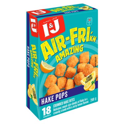 I&J Air-Fri'kn Amazing Lemon Flavour Frozen Hake Pops 260g | PnP