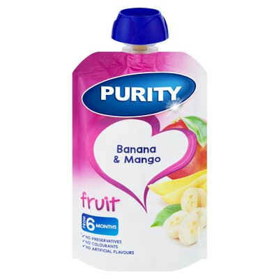 Purity Pouch Banana & Mango 110ml from 6 Months | PnP