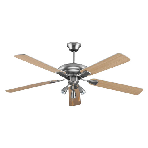 Goldair Ceilng Fan + 3 Lights 132cm Brown/Tan | PnP
