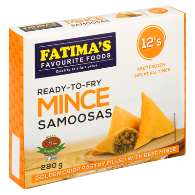 Fatima's Mince Samoosas 12 Pack | PnP