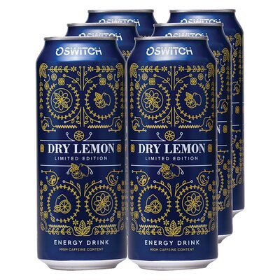 Switch Energy Dry Lemon 6 x 500ml | PnP