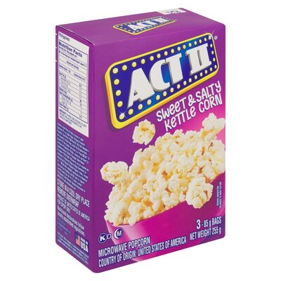 Act II Sweet & Salty Popcorn 3 x 85g | PnP