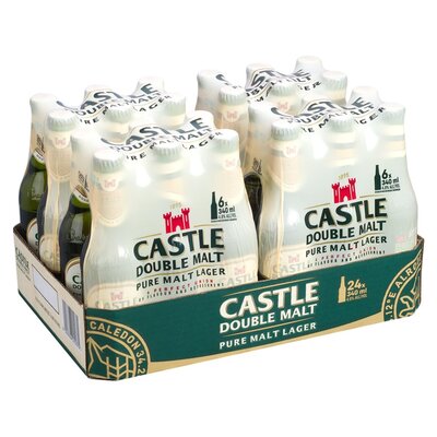 Castle Double Malt Beer NRB 24 x 340ml | PnP