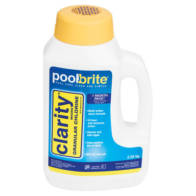 Poolbrite Cleaner Clarity Micro Granular 2.25kg | Smart Price Specials ...