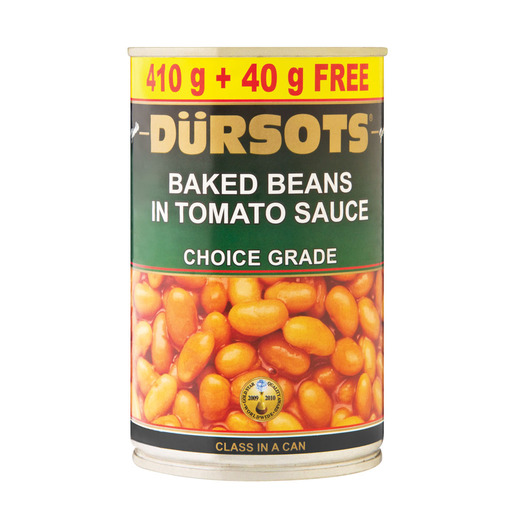Dursots Baked Beans in Tomato Sauce 450g x 12 | PnP