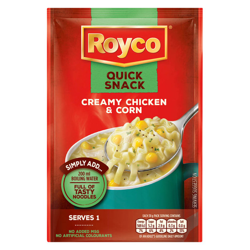 Royco Chicken And Corn Quick Snack 38g | PnP