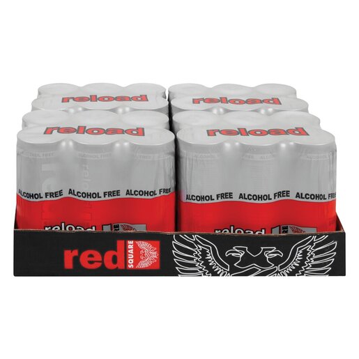 Red Square Reloaded Energy Drink Non Alcoholic Can 24 x 250ml | PnP