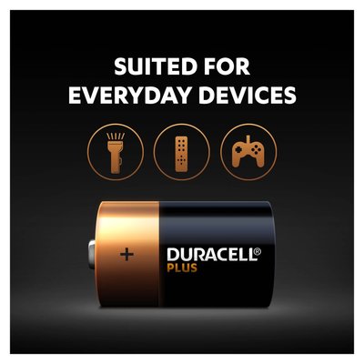 Duracell Plus D Batteries 2 Pack | Smart Price Specials | PnP Home