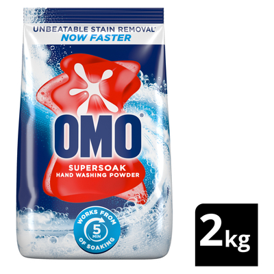 Omo Supersoak Hand Washing Powder 2kg | PnP