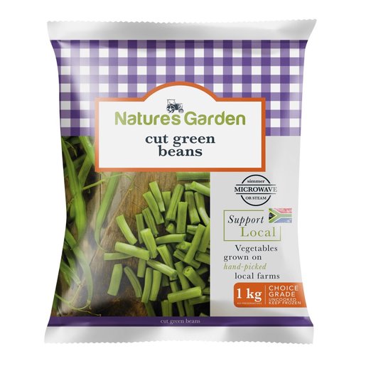 Natures Garden Cut Green Beans 1kg | PnP