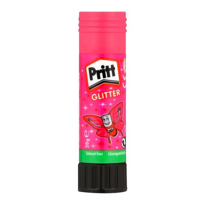 Pritt Glitter Glue Stick Pink 20g | PnP