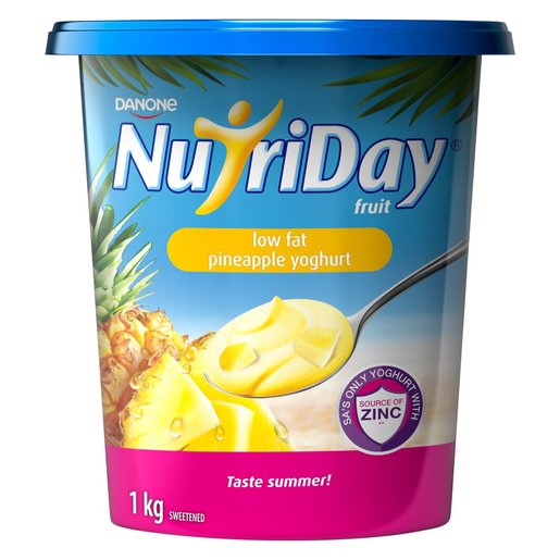 Danone Nutriday Low Fat Pineapple Fruit Yoghurt 1kg | PnP